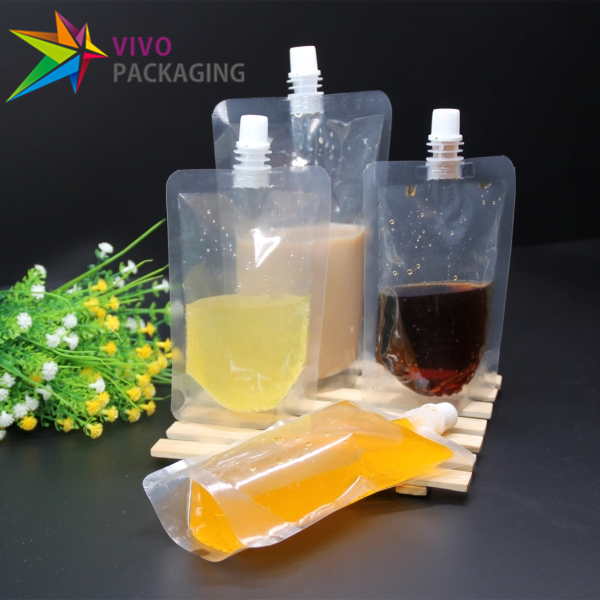 150ml All Clear Stand Up Spout Pouch, Liquid Packaging Pouch (100 pcs ...