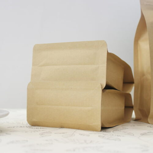 Food Grade Box Bottom Bags | Flat Bottom Pouch | Wholesale Box Bottom ...