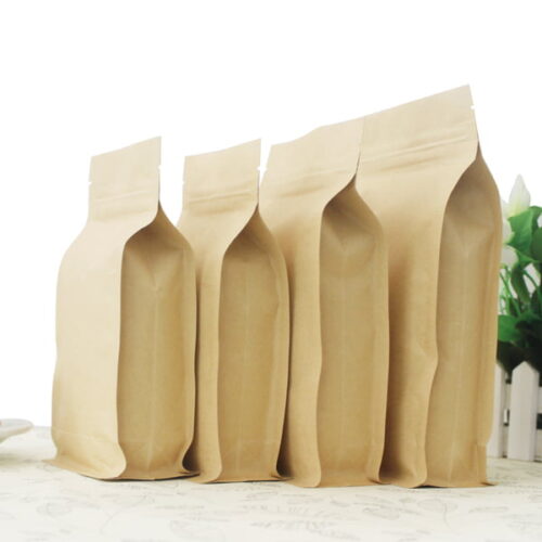 Food Grade Box Bottom Bags | Flat Bottom Pouch | Wholesale Box Bottom ...