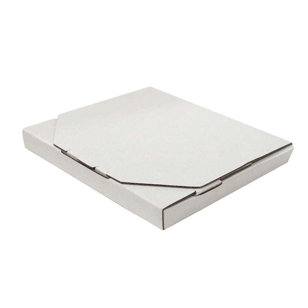 Flat Mailing Boxes in White, Envelope Boxes, Various Sizes (100 pcs ...