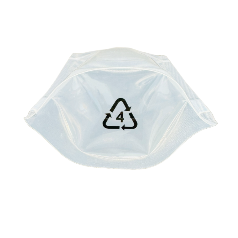 Single Material Recyclable Clear Stand Up Pouch with Zipper (100 pcs ...