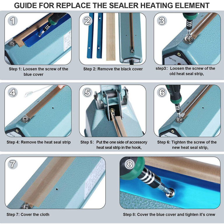 400mm Heat Sealer Replacement Kit (10 units) - Free Shipping - Vivo ...