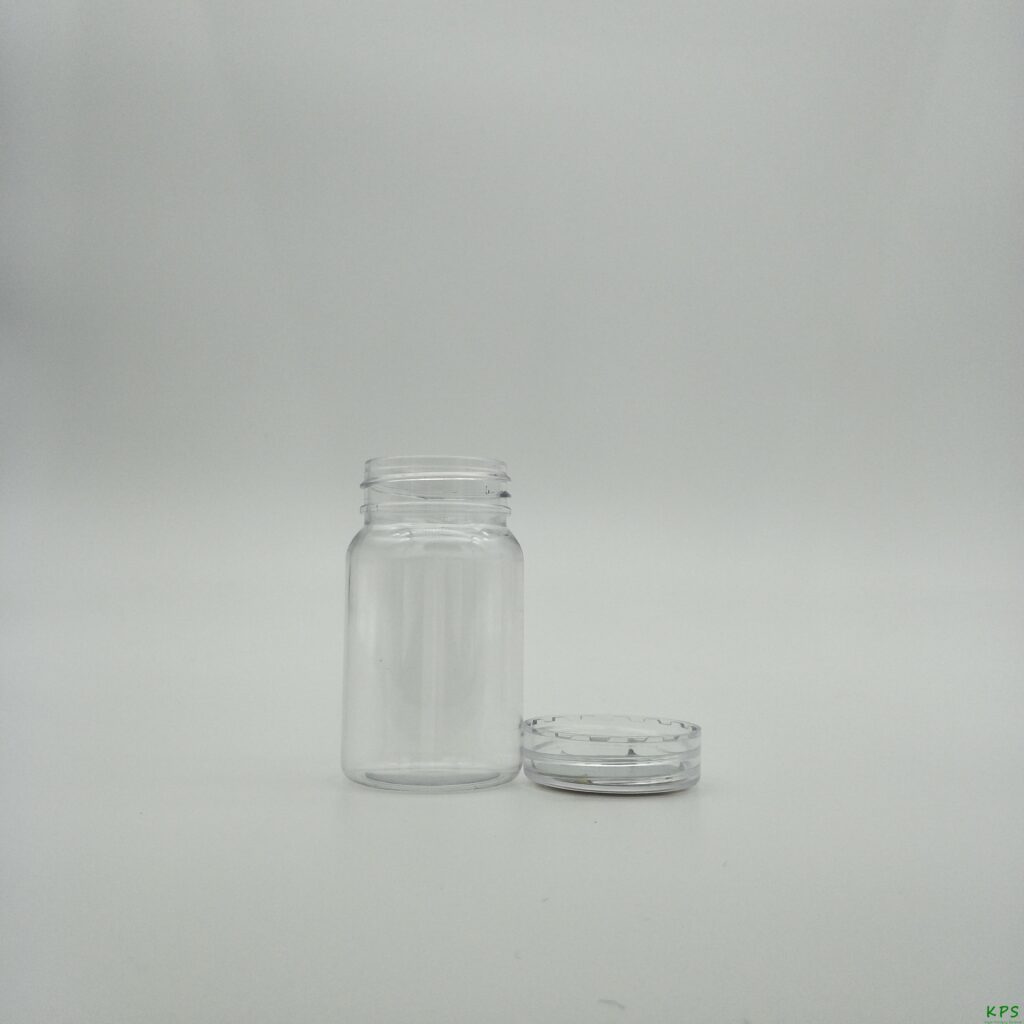 70ml Clear PET Plastic Pill Bottle – Liquid Medicine Storage Container ...