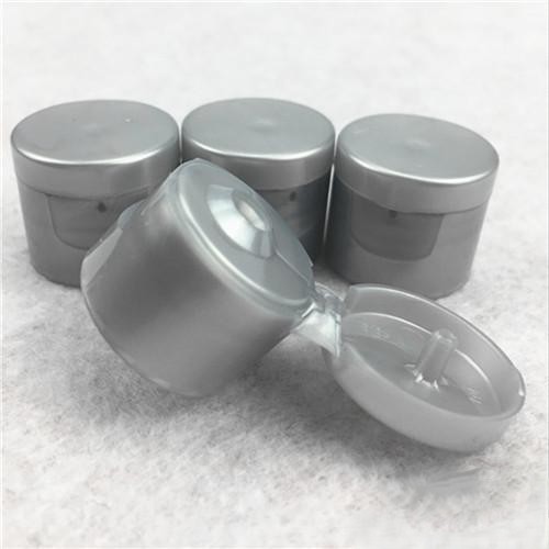 24mm Grey PP Flip Top Cap – Screw-On Plastic Lid for Shampoo Bottles - Vivo Packaging Australia